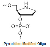 Pyrrolidine Universal Base Oligonucleotide Modification
