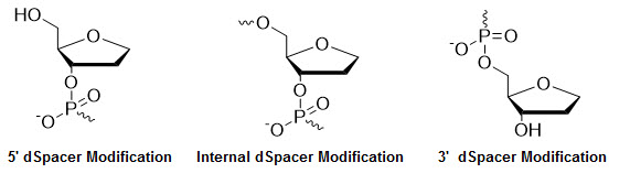 Abasic Furan dSapcer Oligonucleotide Modification